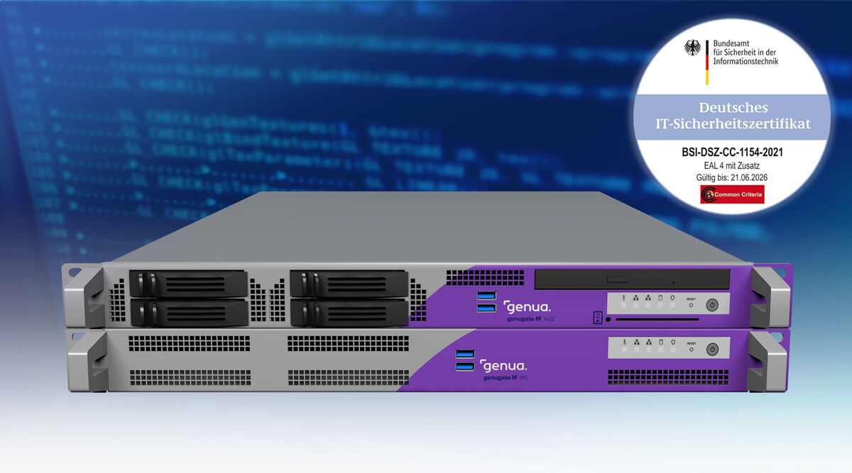 Firewall genugate with BSI-Certified Patch Management CC EAL4+